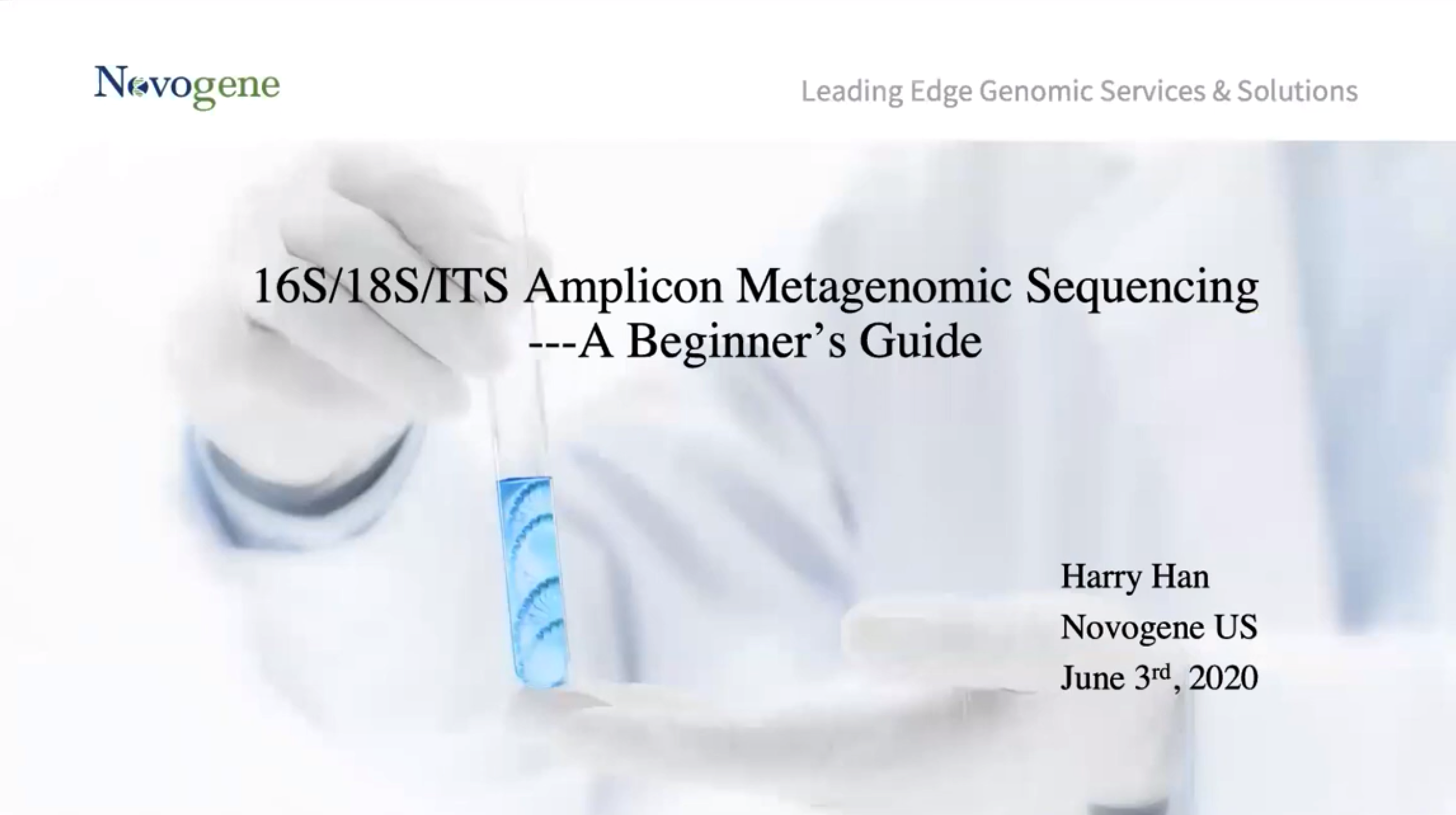 16S/18S/ITS Amplicon Metagenomic Sequencing – A Beginner’s Guide - Novogene